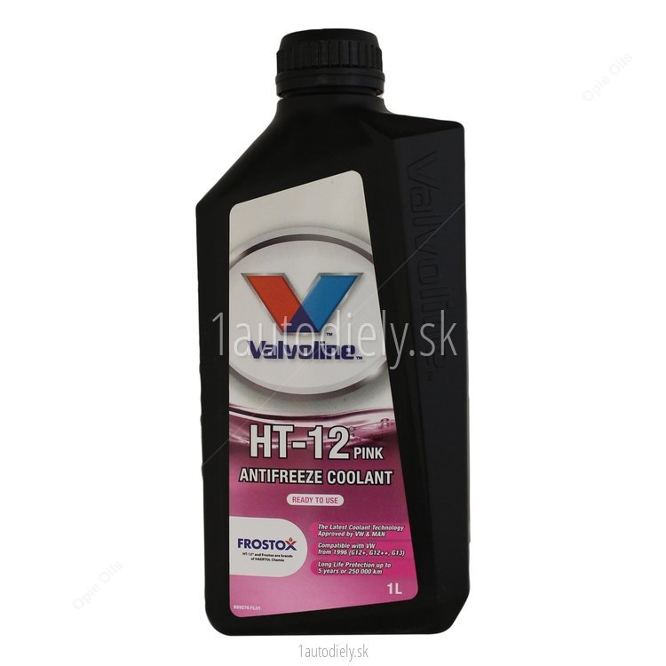 Valvoline HT-12 ANTIFREEZE COOLANT PINK (G12 EVO) -36°C , 1l — www ...