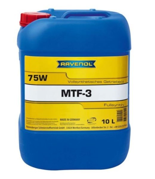 Převodový olej Ravenol MTF-3 75W, 10L — Autodíly PEMA