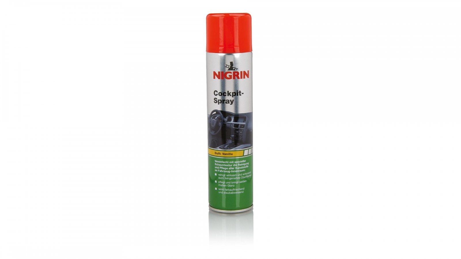 Nigrin Cockpit Spray Spray Vanilla 400ml — Centralcarhu