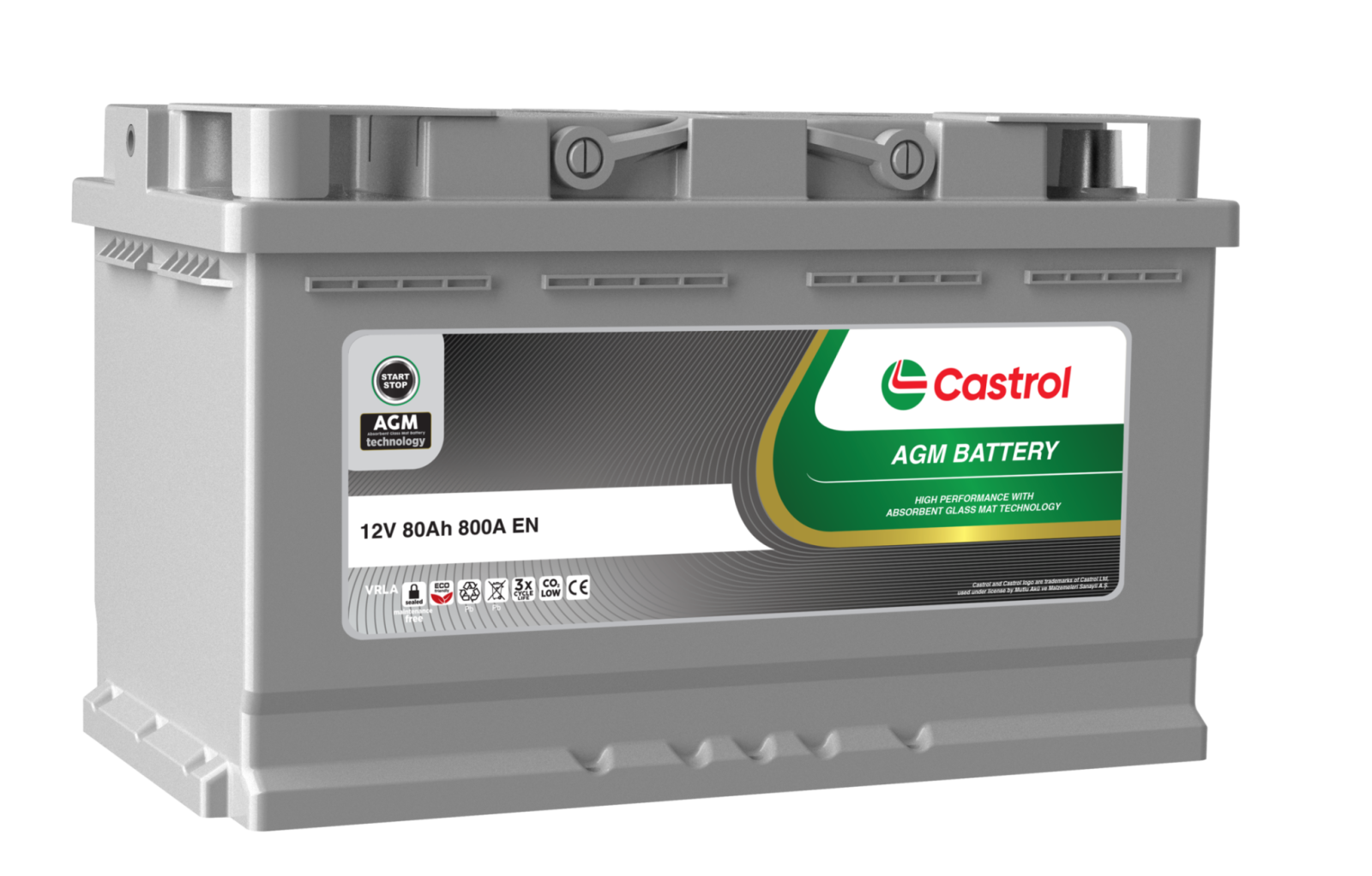 Castrol AGM 12V/80Ah L4 — MLPARTS