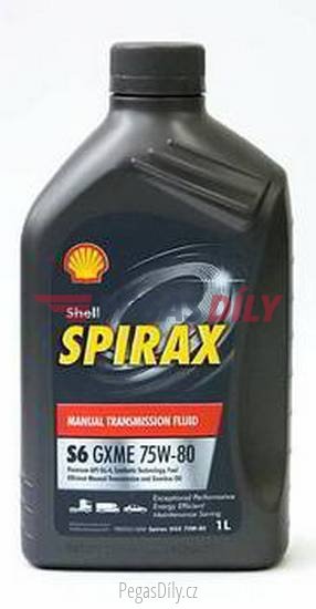 Převodový olej Shell Spirax S6 GXME 75W-80 - 1L — PegasDíly.cz